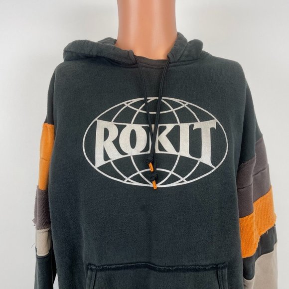 Converse | Shirts | Converse Rokit Collab Logo Hoodie Sweatshirt 29 ...